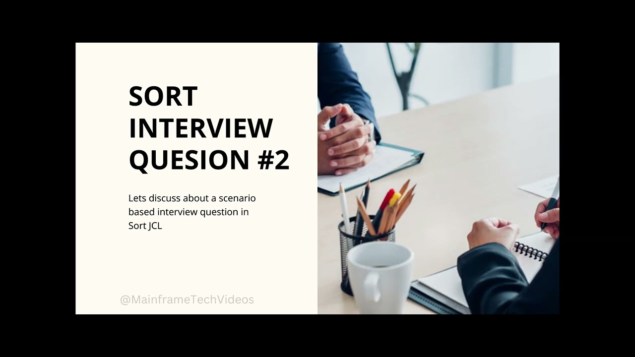 Sort Scenario based Interview Question #2 - YouTube