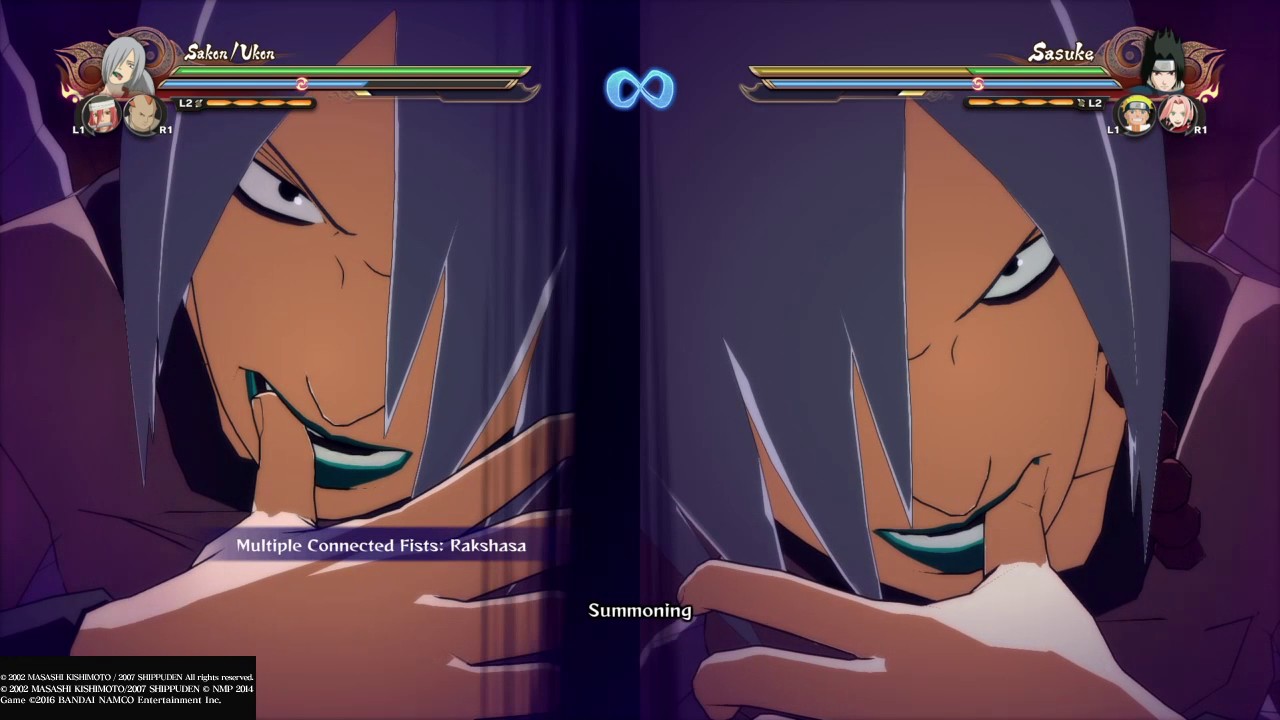NARUTO STORM 4 Sakon/Ukon combo and combo cancels - YouTube