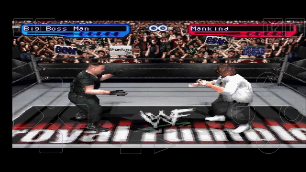 BIG BOSS MAN VS MANKIND "SMACKDOWN" EPSXE - YouTube