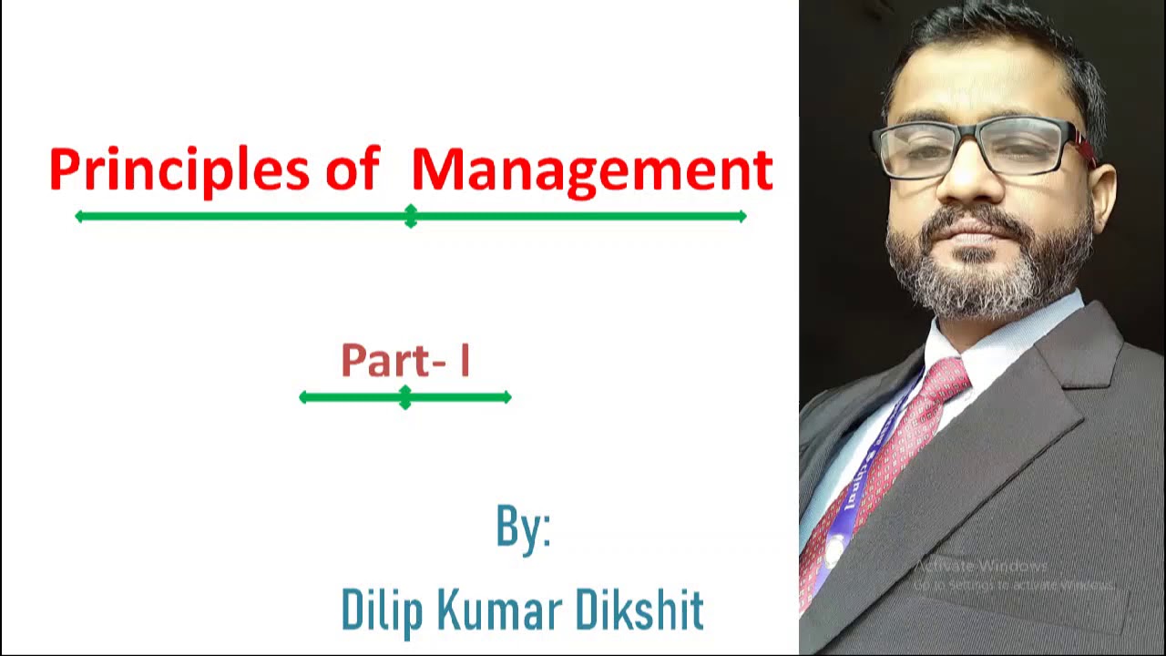 Principles of Management Part-1 class 12 - YouTube