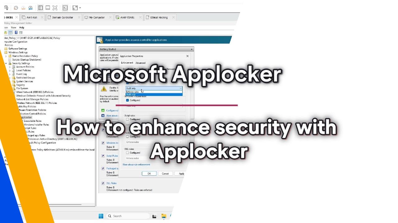 Microsoft AppLocker : Auditing & how to Enhance windows security - YouTube