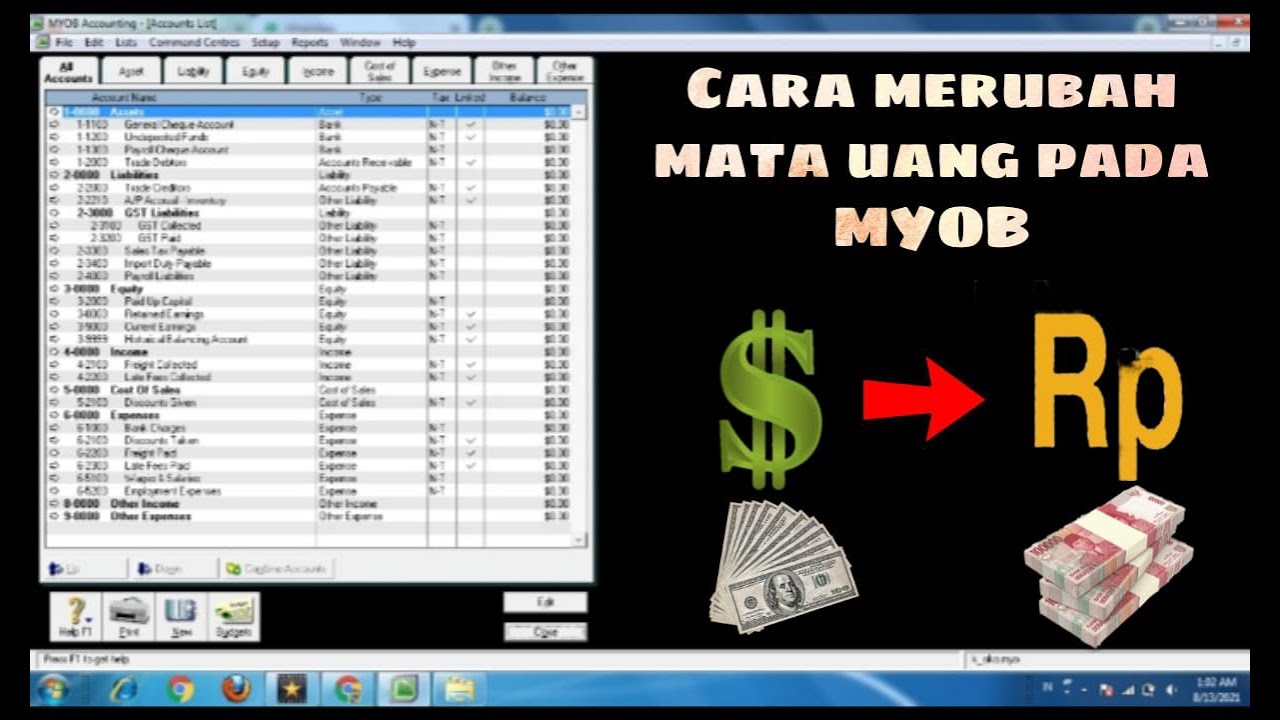 MYOB Cara Merubah Mata Uang Dolar Ke Rupiah Di Aplikasi Myob YouTube myob-cara-merubah-mata-uang-dolar-ke-rupiah-di-aplikasi-myob-youtube
