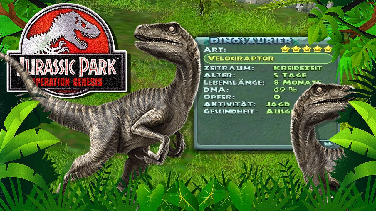 Jurassic Park Operazione Genesis Velociraptor
