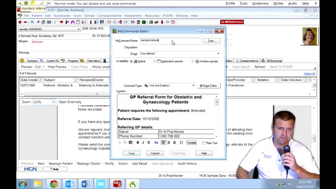 Medical Director & Dragon Medical Practice Edition demonstration - YouTube