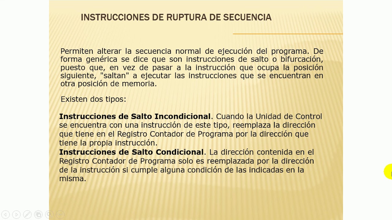 Tipos de Instrucciones - Video 1 - YouTube