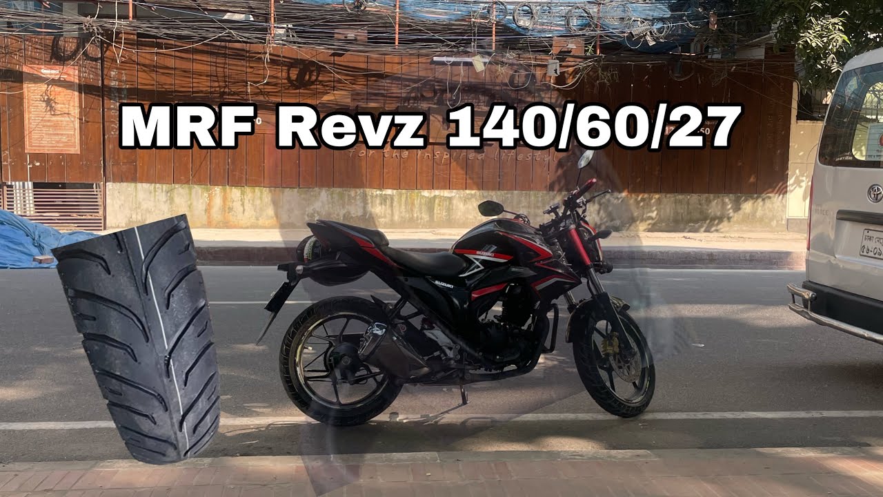 বাইক কেনার ৪ বছর পর টায়ার পরিবর্তন করলাম।😊 MRF Revz M. Best tyre for Gixxer Monotone 2017 ...