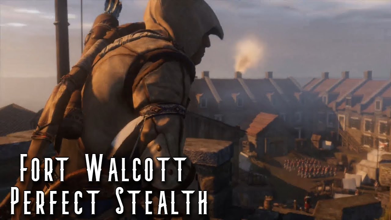 AC3: Remastered - Fort Walcott - Perfect Stealth (Full Sync) - YouTube