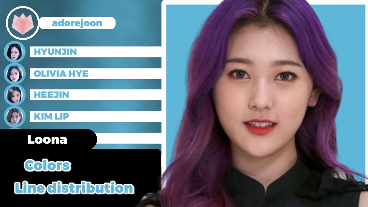 [REQ] Loona - Colors (line distribution) - YouTube