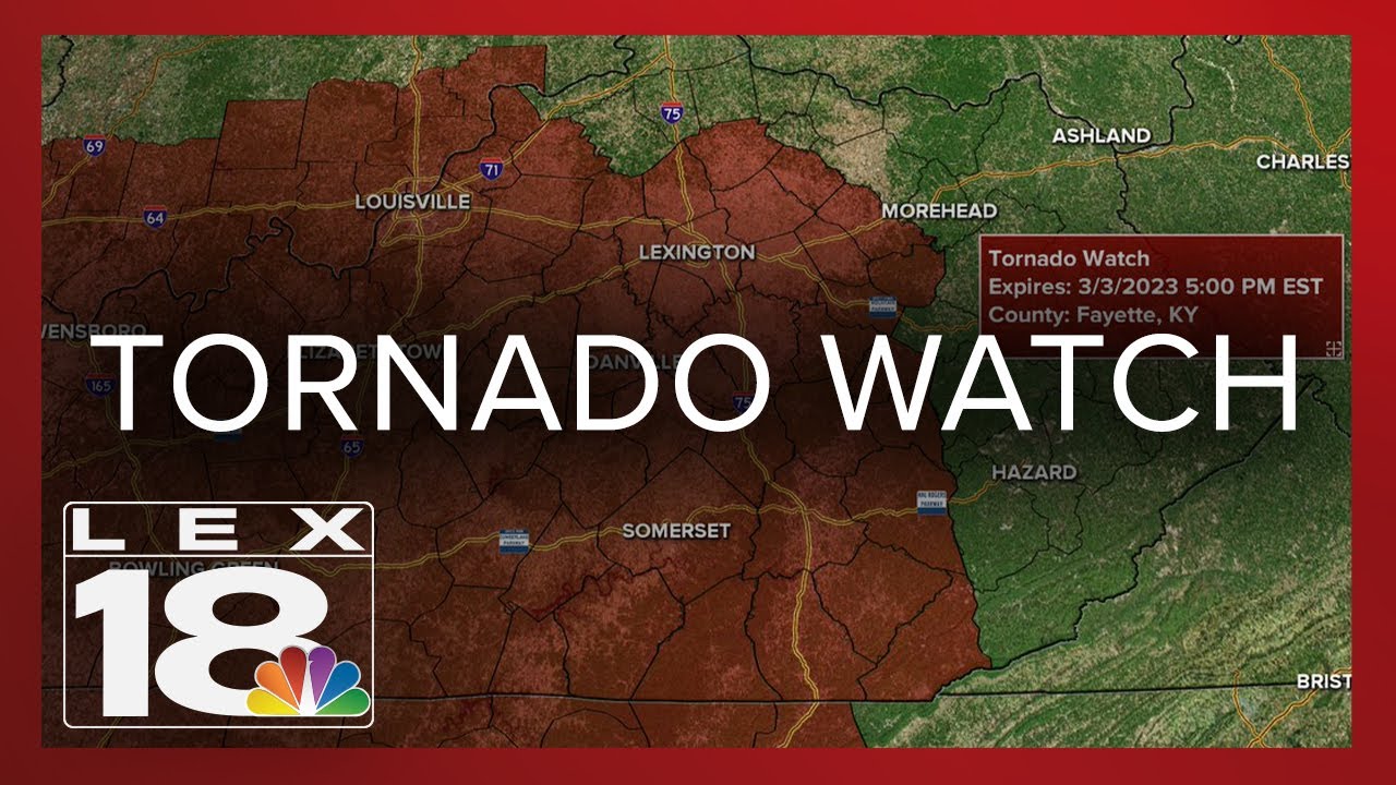 Severe weather begins to pass through Kentucky, state of emergency ...