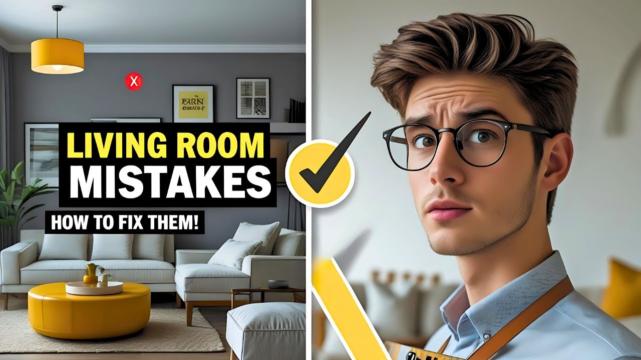 10 Worst Living Room Design Mistakes (And How to Fix Them!) - YouTube