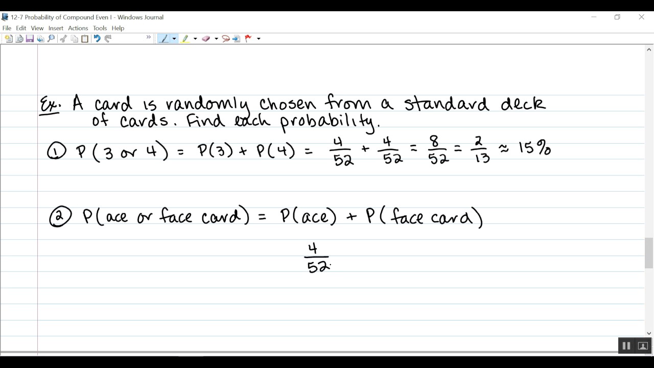 12 7 Probability Of Compound Events YouTube 12-7-probability-of-compound-events-youtube