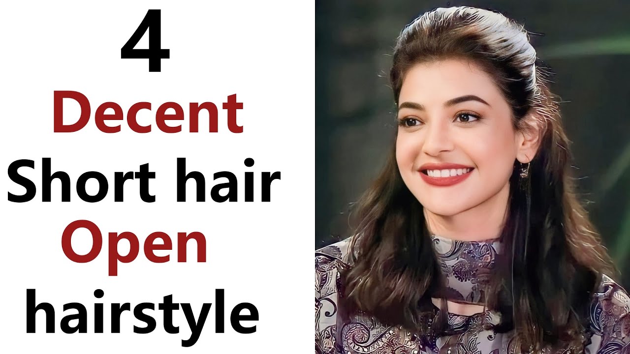 4 cute Decent looking open hairstyle - for short hairs | new hairstyle ...