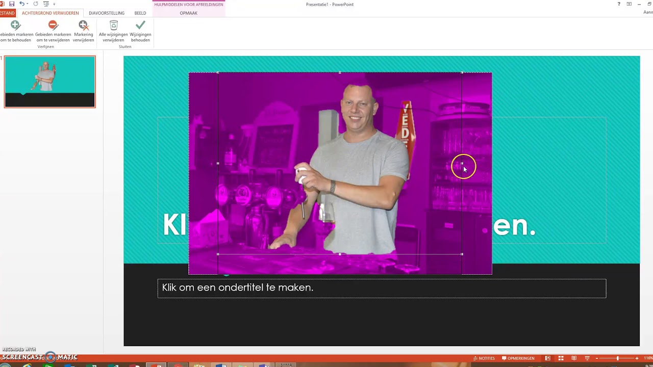 Vrije vorm uit afbeelding snijden via PowerPoint - YouTube