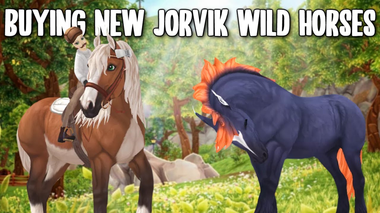 Buying The NEW Jorvik Wild Horses - Star Stable Online - YouTube