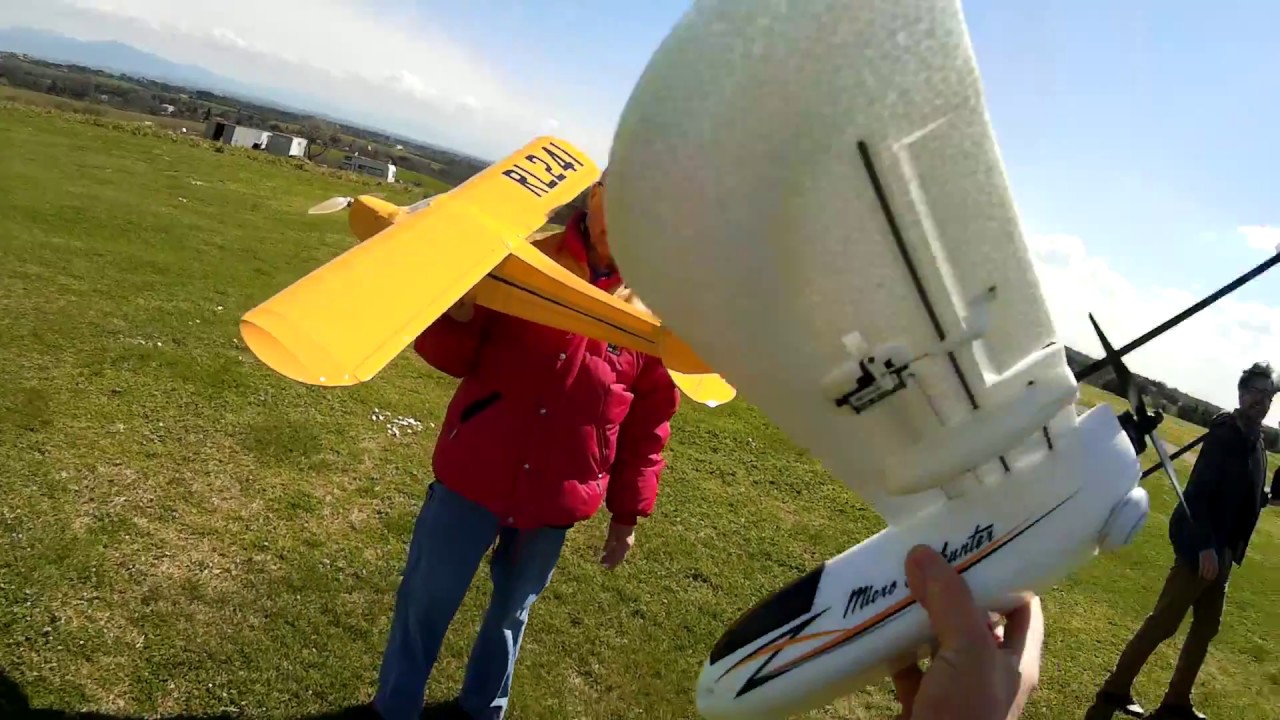 Eachine Micro Skyhunter 780mm FPV-CC3D - YouTube