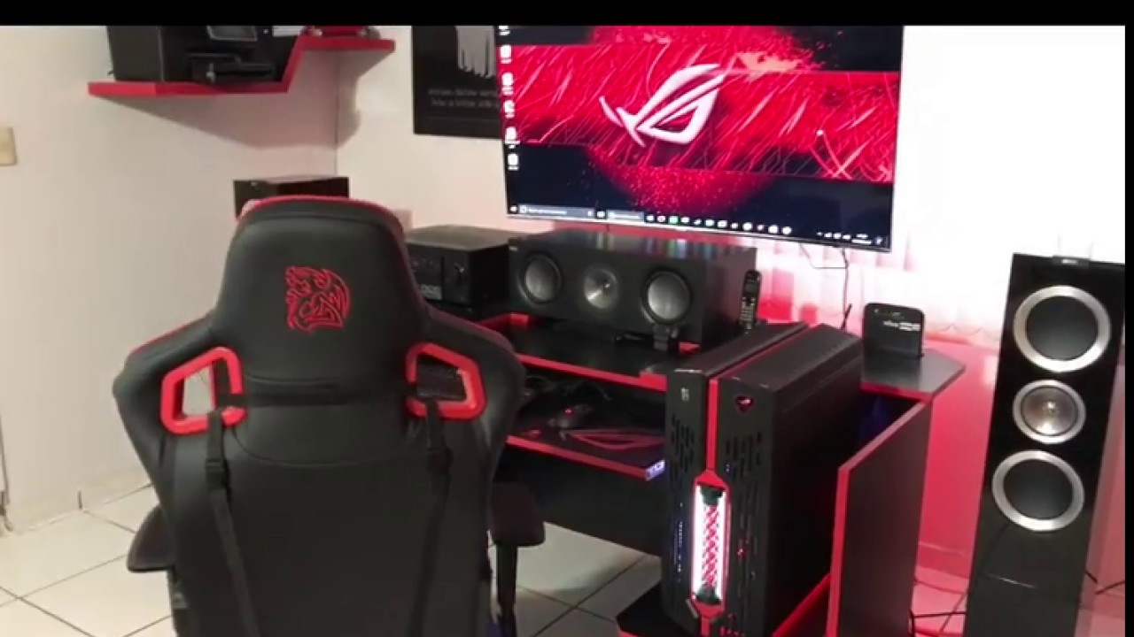 RIG Asus Republic of Gamers Deepcool Genome Setup - YouTube