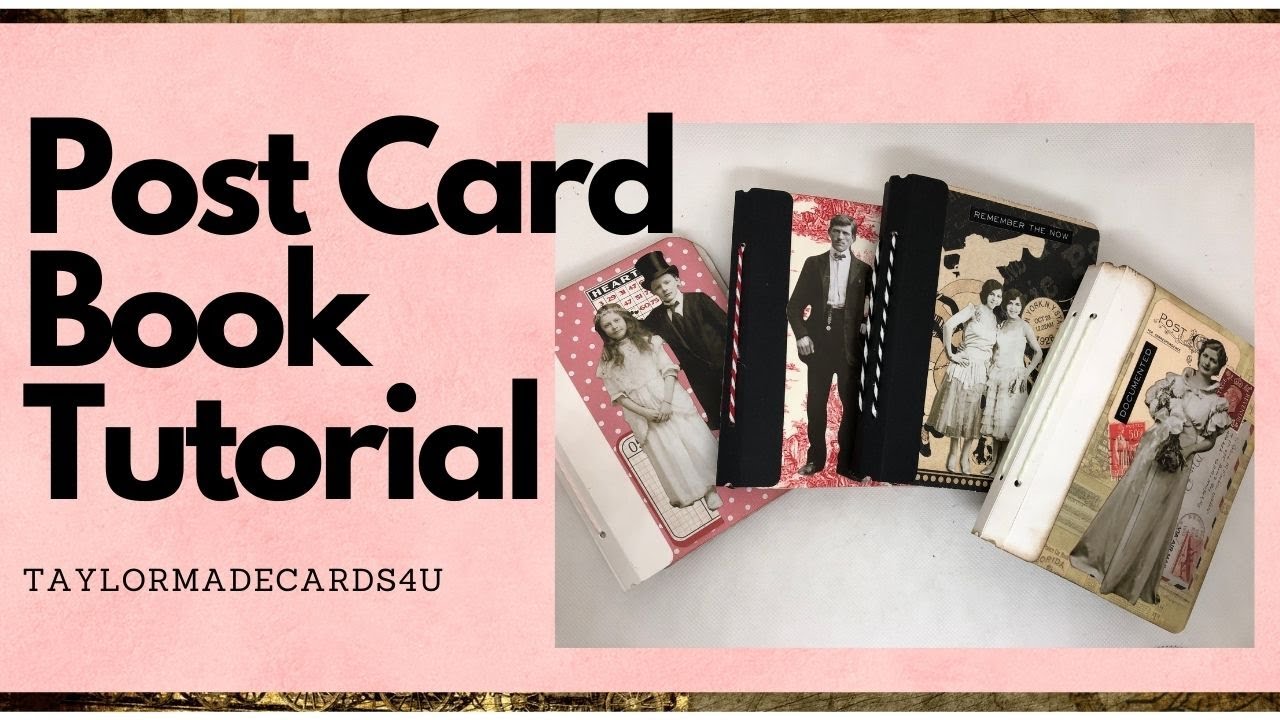 Post Card Book Tutorial - YouTube