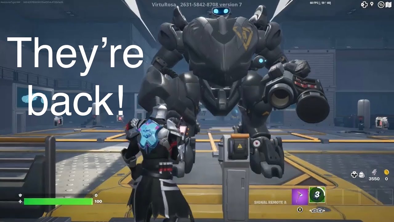 B.R.U.T.E.s are back in Fortnite OG! Mech Lab UEFN map by VirtuRosa ...