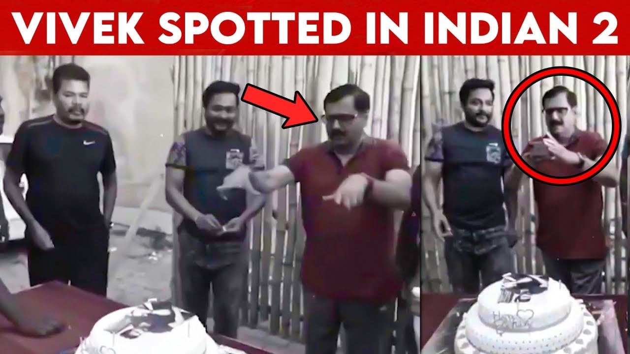 Viral Video: Vivek at Indian 2 Shooting Spot #shorts - YouTube