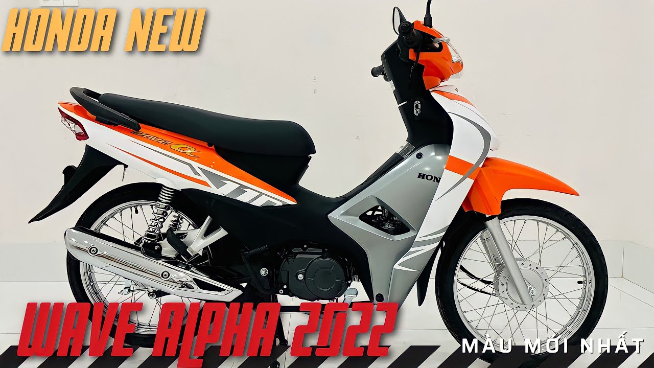 Review & báo giá wave alpha 2022 độ màu cam trắng đen giá mới nhất tại ...