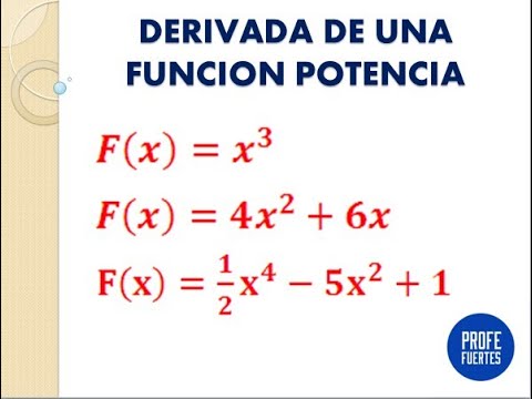 derivada una función potencia - YouTube