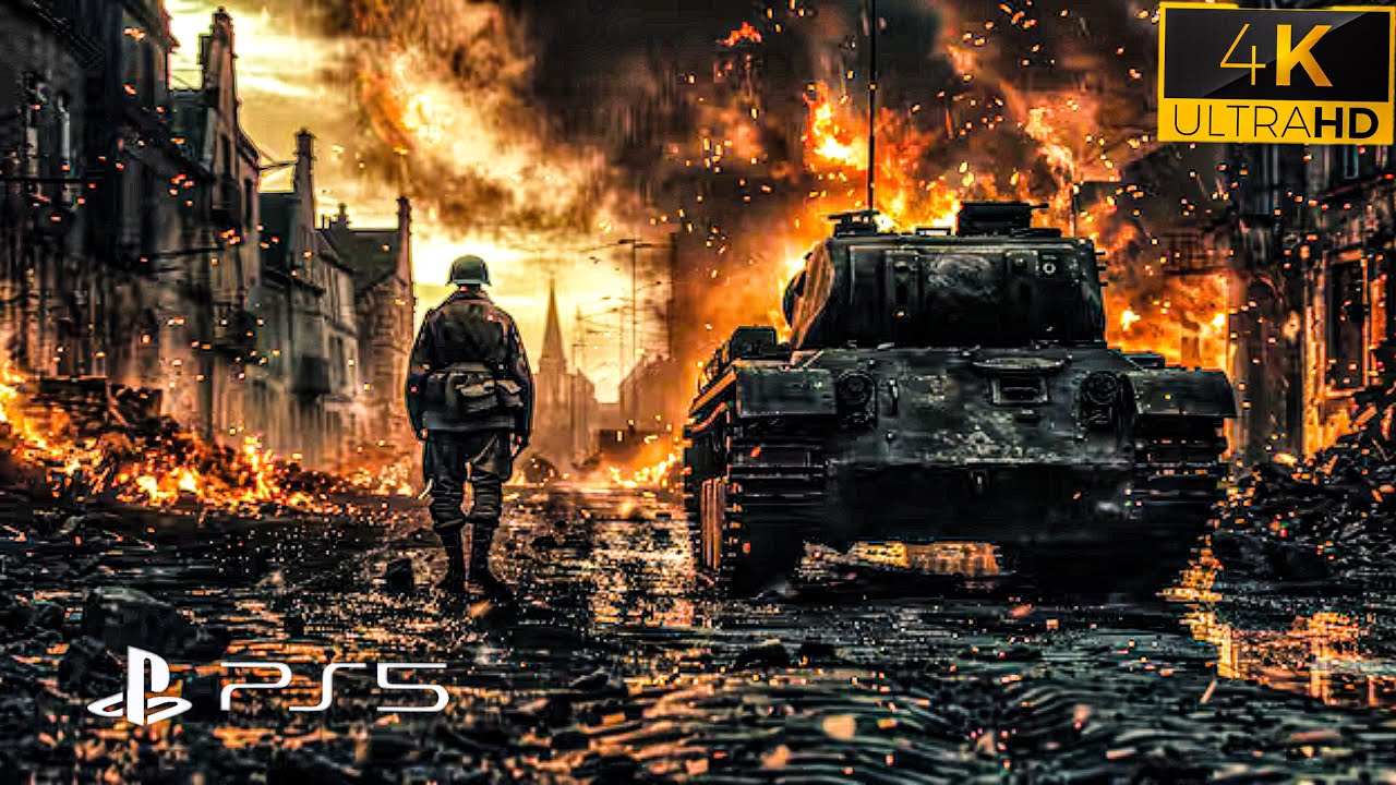 The world War II LOOKS ABSOLUTELY TERRIFYING |Realistic graphics [4K ...