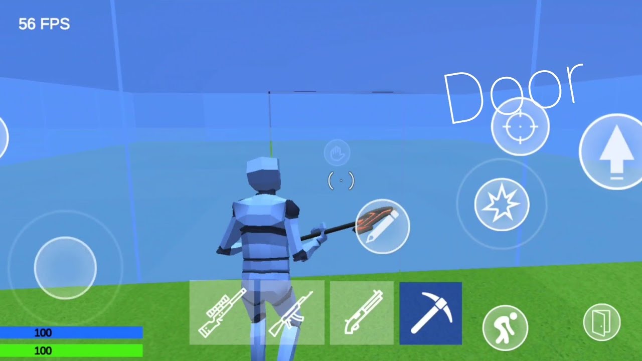 How to make a door in 1v1 lol // very easy - YouTube