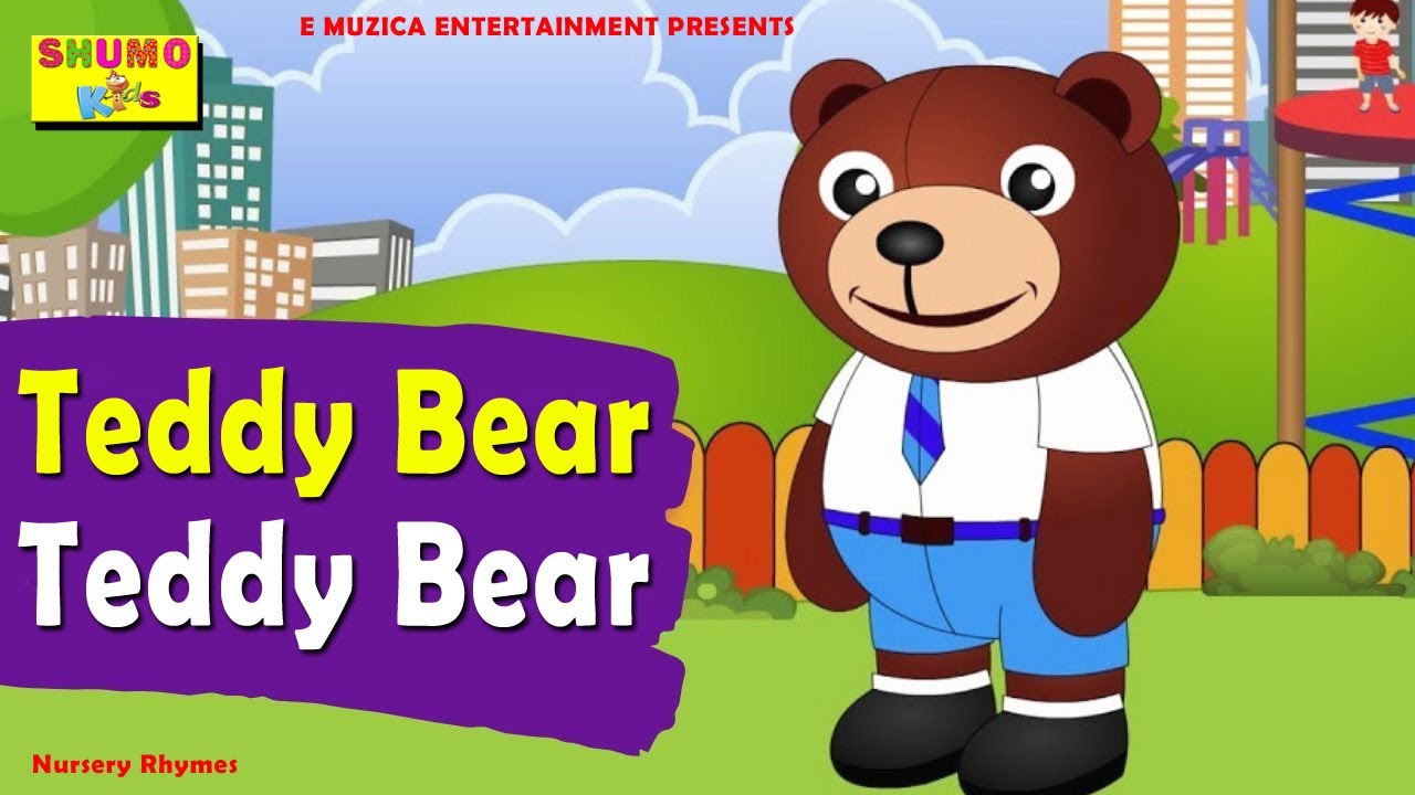 Teddy bear teddy bear rhyme | nursery rhymes | English Nursery rhyme ...