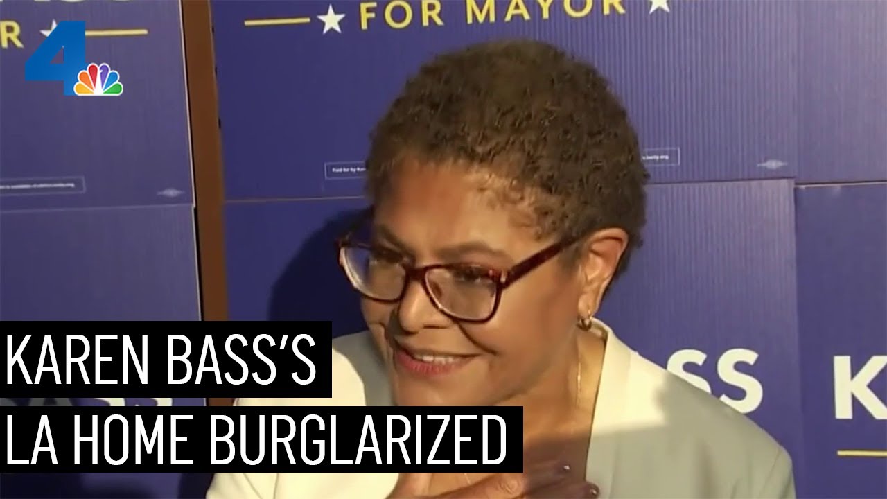 La Home Of Congresswoman Karen Bass Burglarized Nbcla Youtube