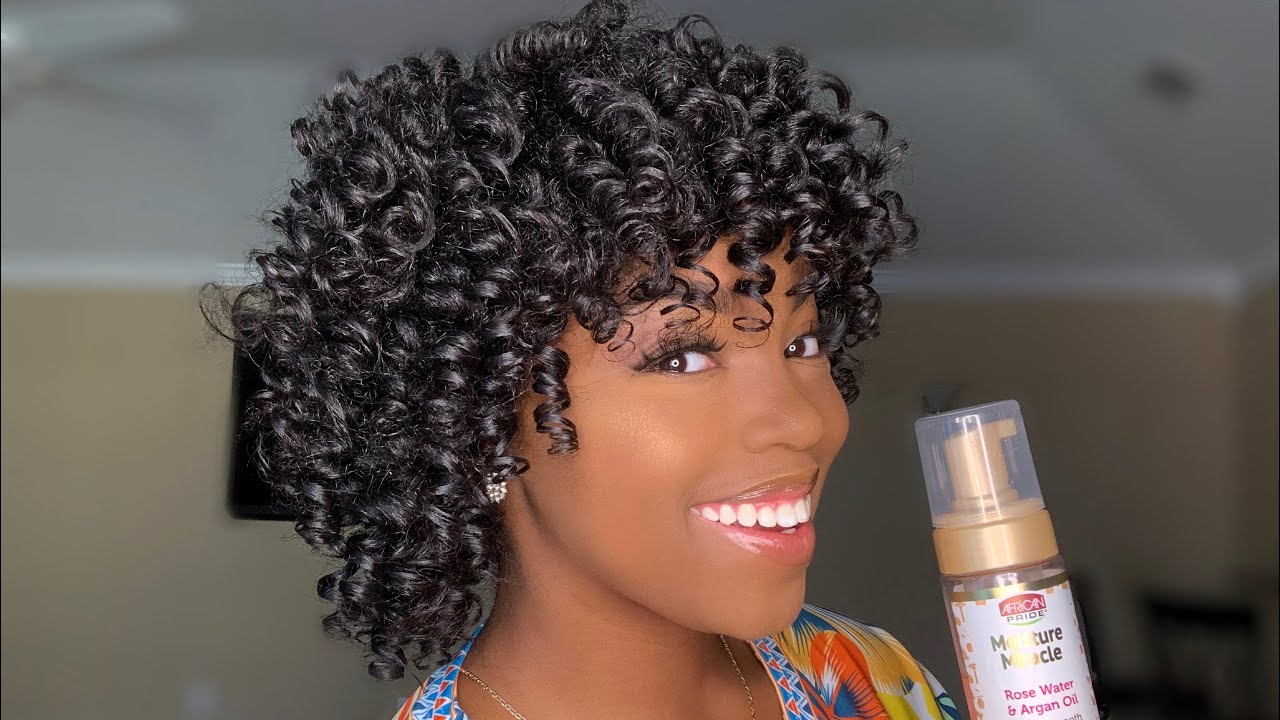 BEST PERM ROD SET! Using African Pride Moisture Miracle Products. - YouTube
