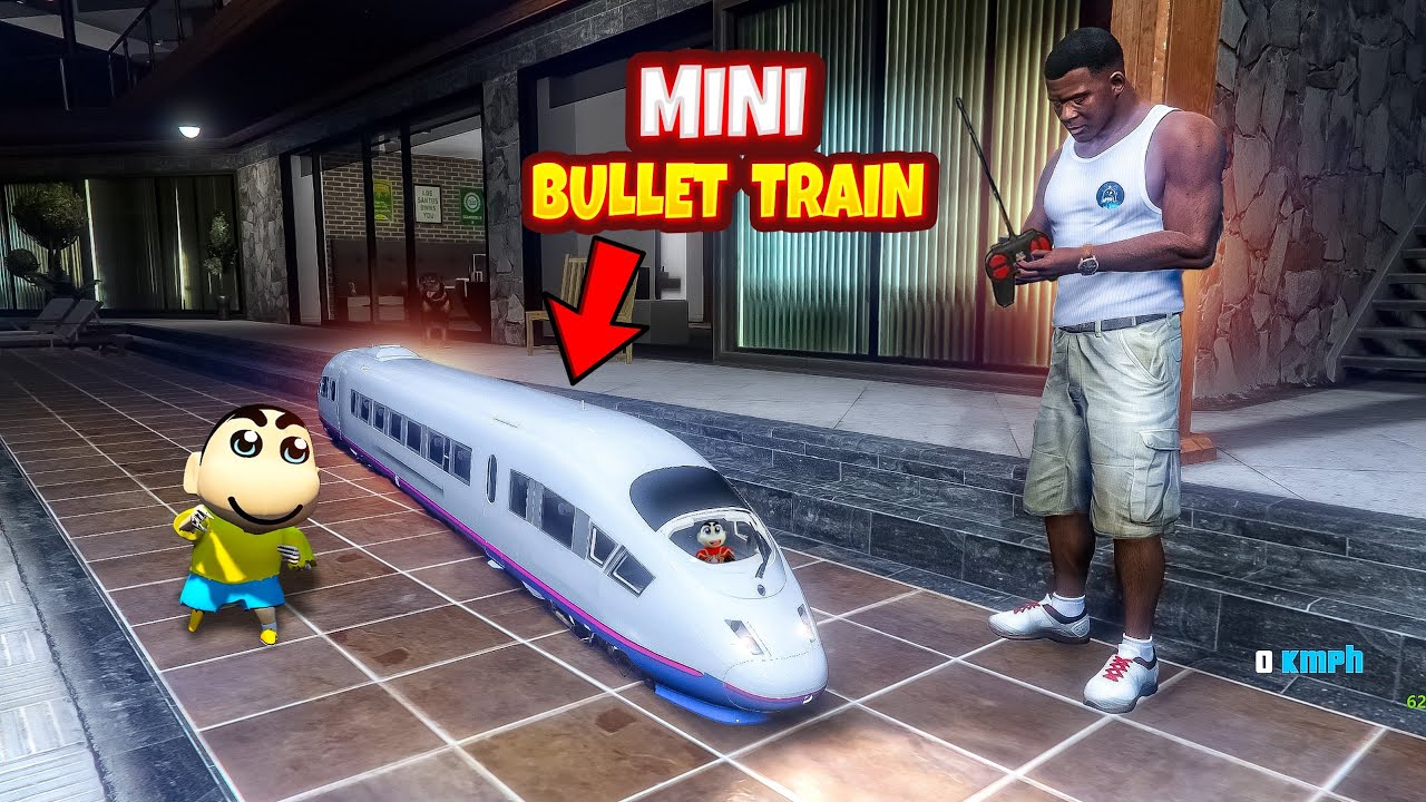 Franklin & shinchan Buy Mini RC Bullet Train in GTA 5 | Pennem Star ...