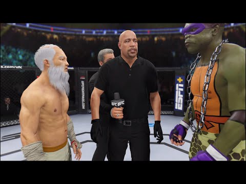 UFC 4 - Old Bruce Lee vs. Donatello Turtle - Super Dragon 🔥