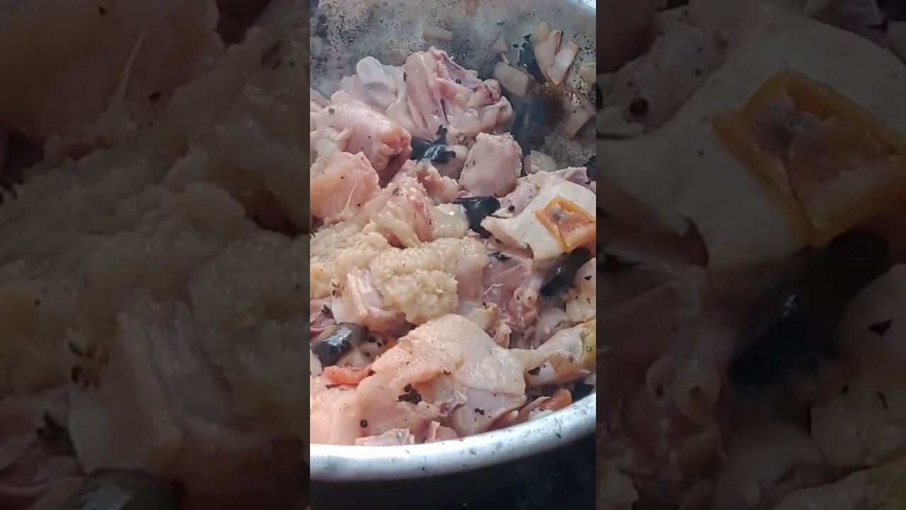 Village Cooking Samayal Village Style Chicken Recipe #shorts #cooking # ...