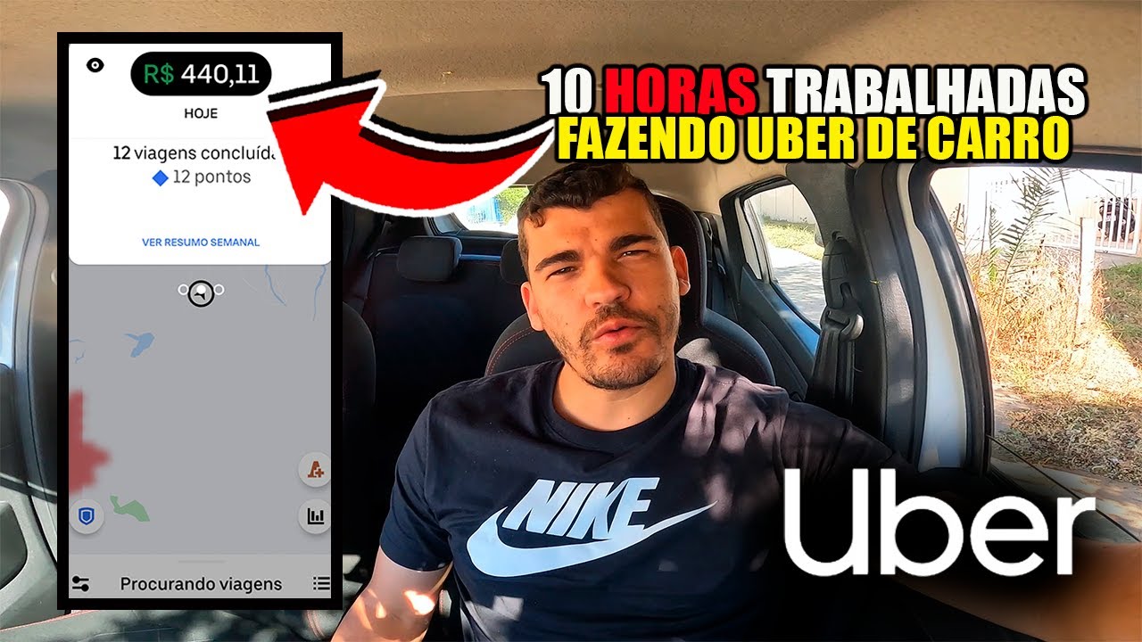 MEU PRIMEIRO DIA FAZENDO UBER DE CARRO ( VALEU A PENA ) - YouTube