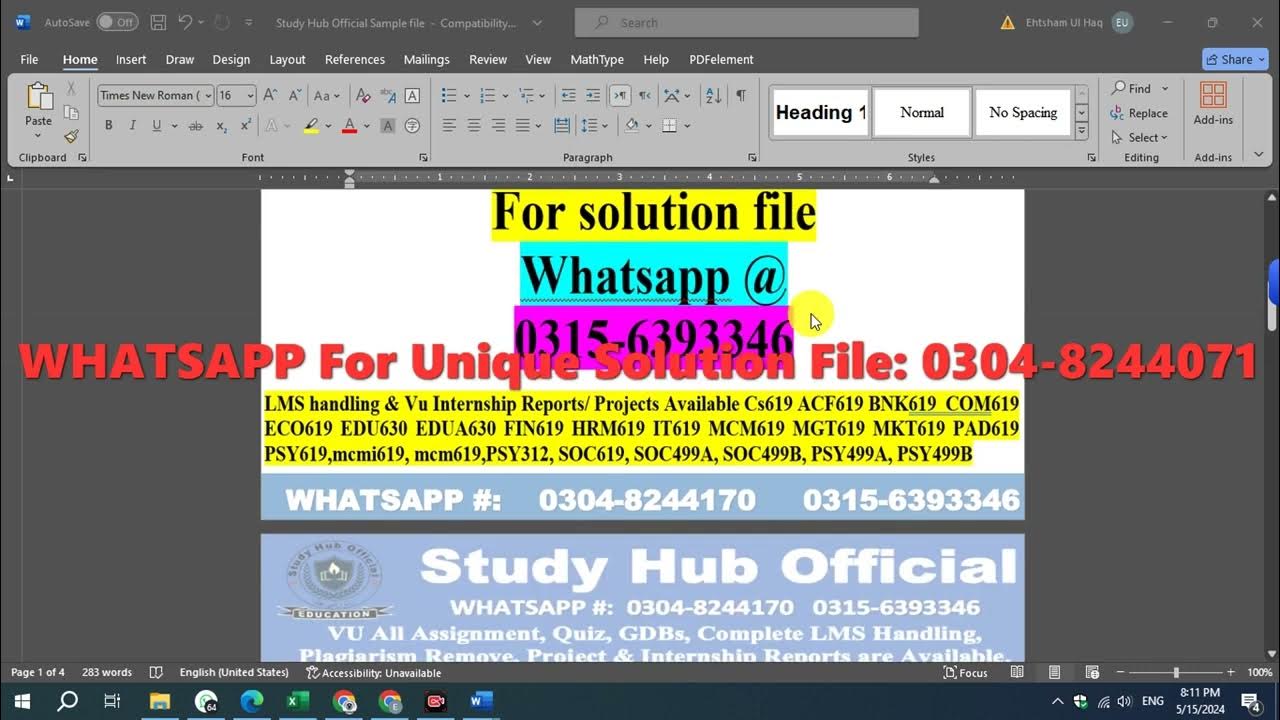 CS609 GDB Solution Spring 2024 - YouTube