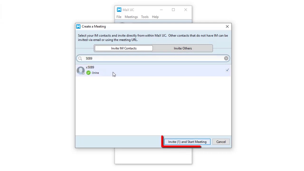 Telesystem MaX UC - Desktop Create a Meeting - YouTube