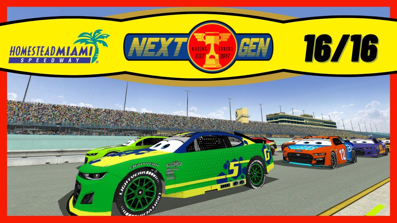 Disney Cars Race to The *Piston Cup* #16 Live Stream @ Homestead Miami ...