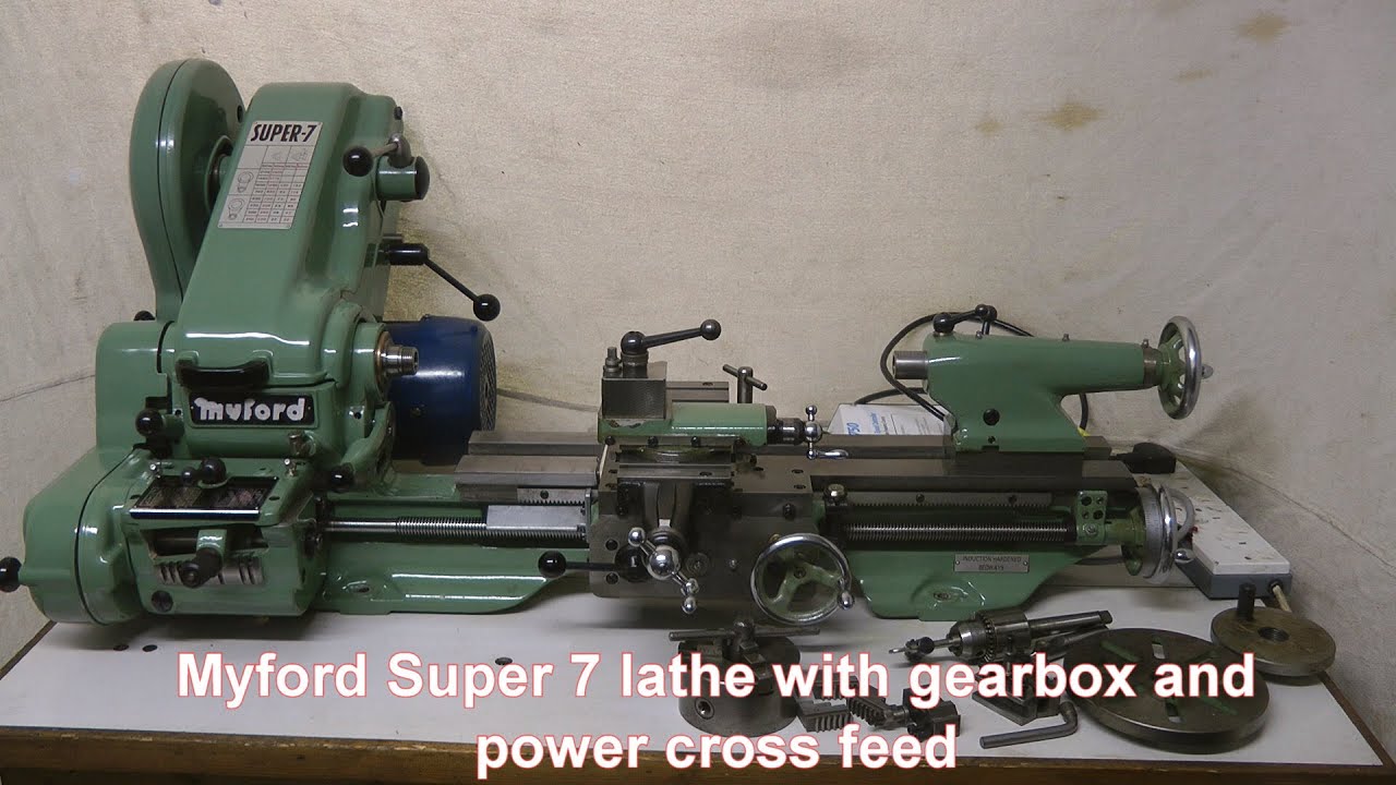 Myford Super 7B lathe serial number SK162713 with Newton Tesla variable ...