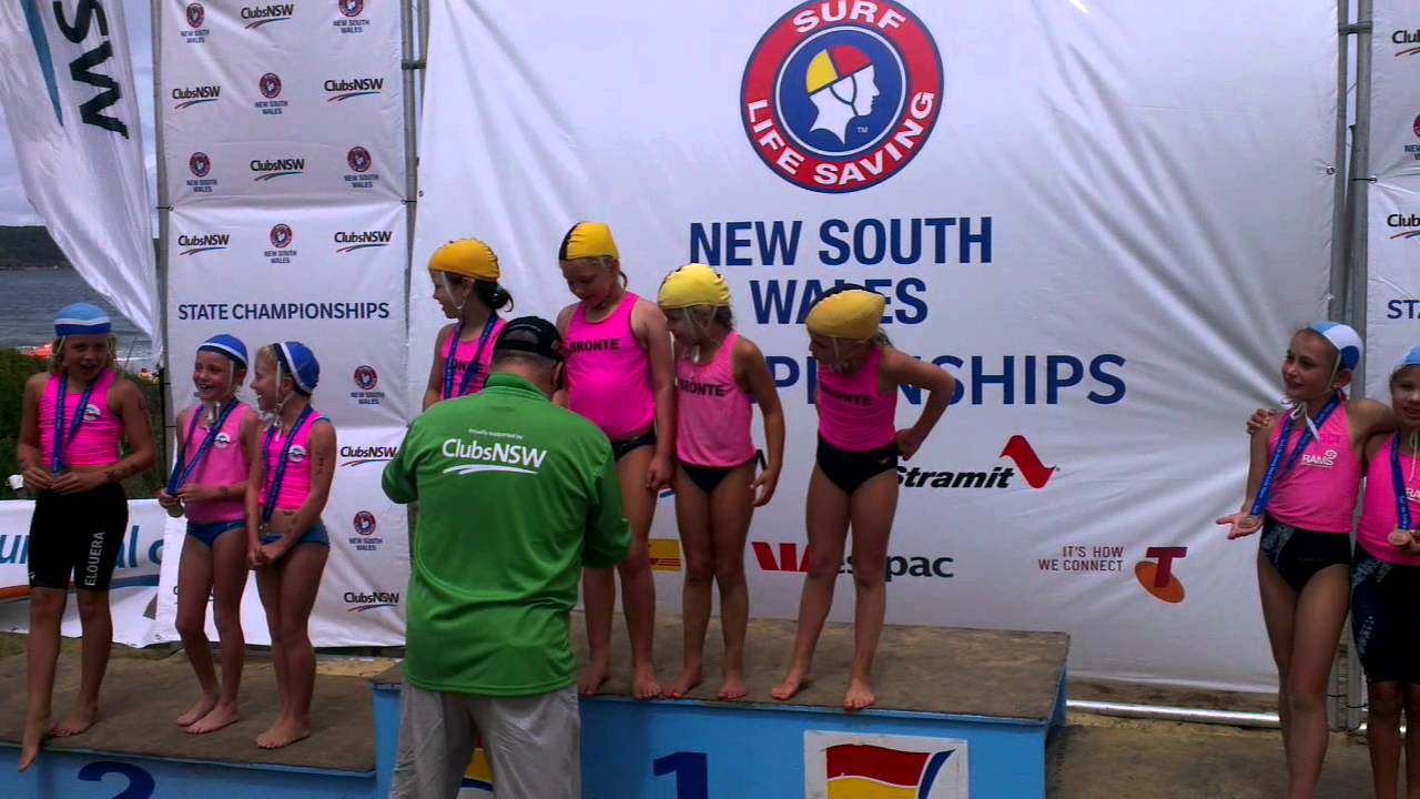 Bronte Under 8 Nippers NSW State Wade Gold Medal Winning Team - YouTube
