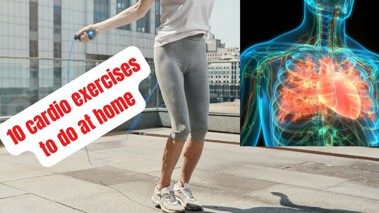 10 cardio EXERCISES to do at HOME - YouTube
