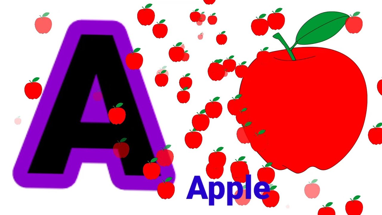 A for Apple|Alphabet For Kindergarten|ABC song|Phonics song|Alphabet ...