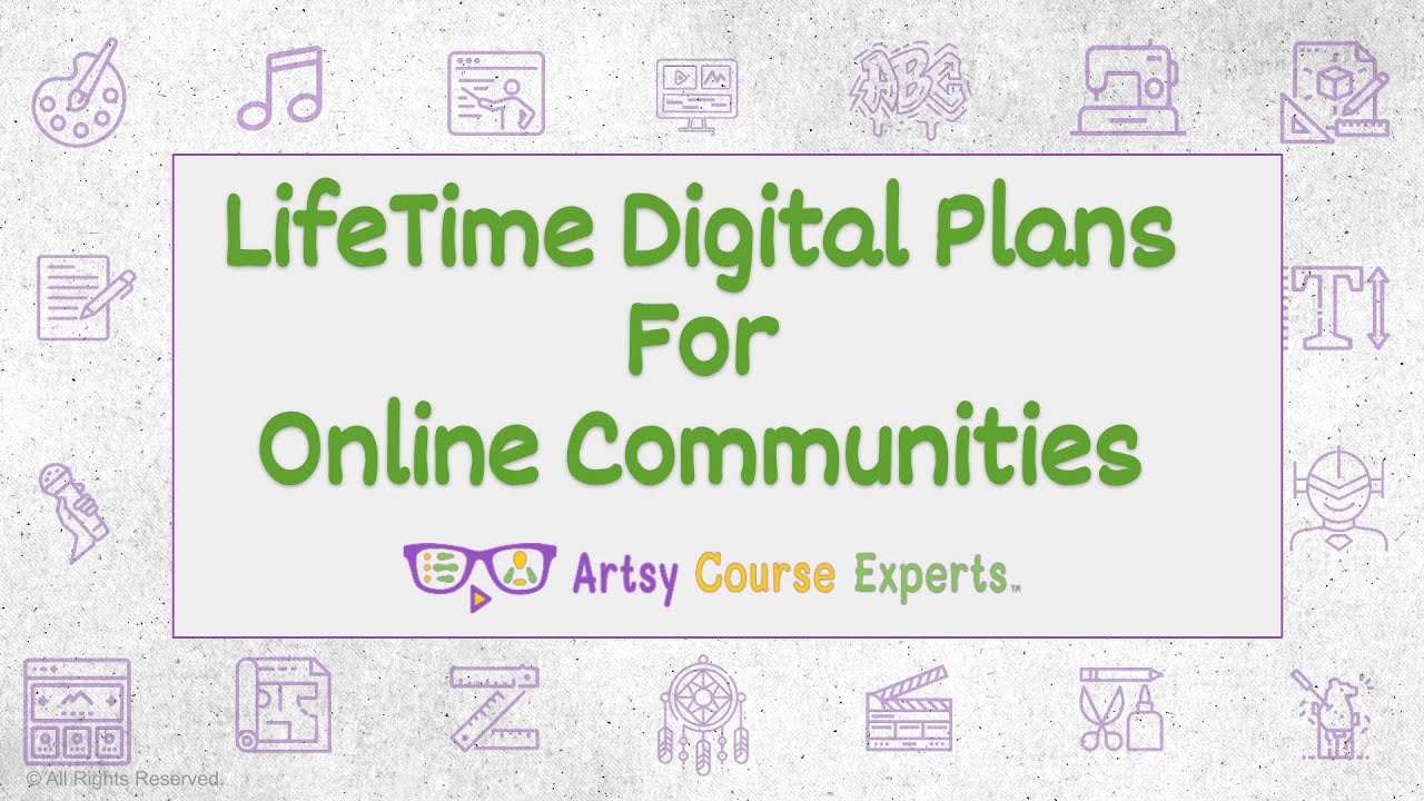 Lifetime Digital Plans for Online Communities - YouTube
