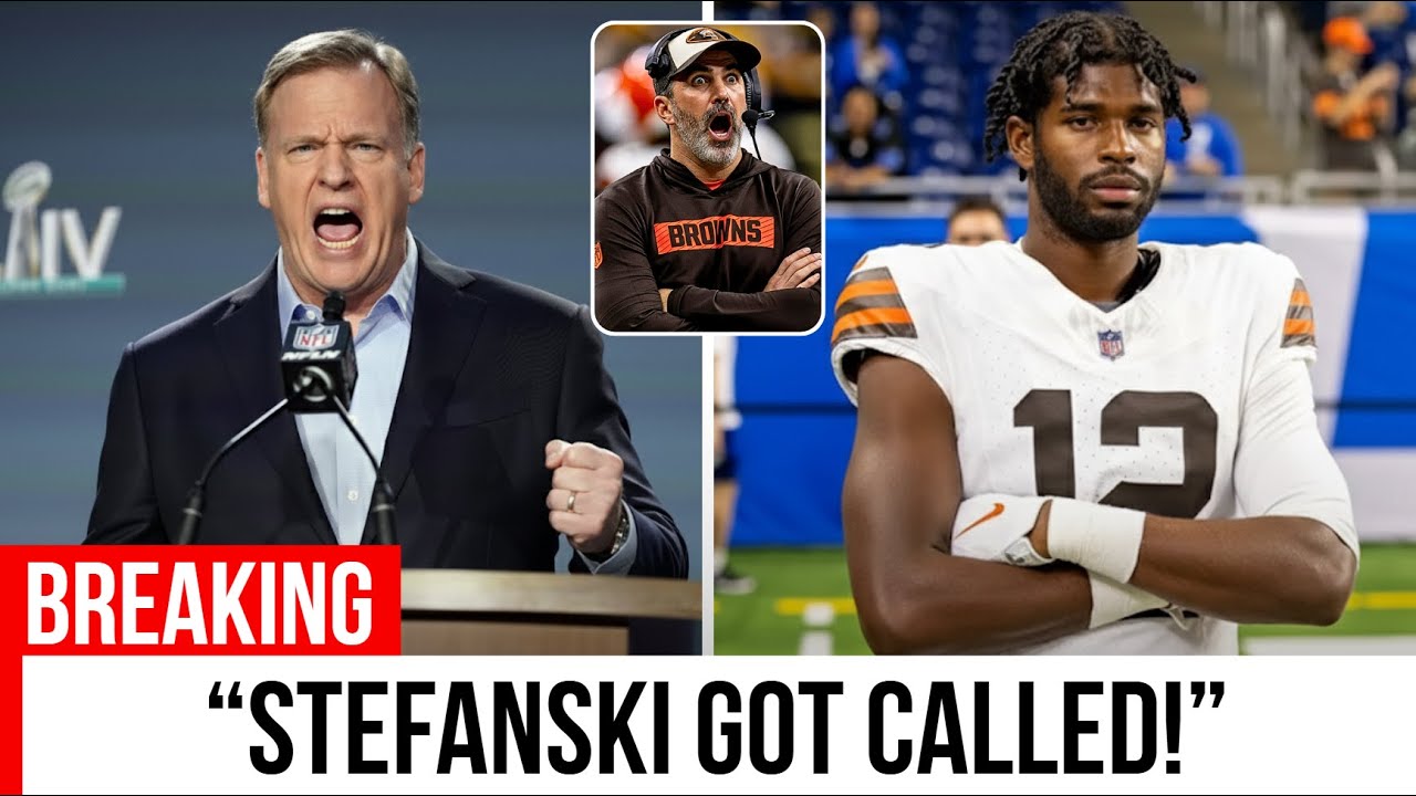 NFL Commissioner ANGRY at Kevin Stefanski Over Shedeur Sanders! - YouTube