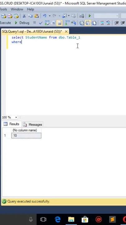 SQL EXISTS Operator in SQL Server - YouTube