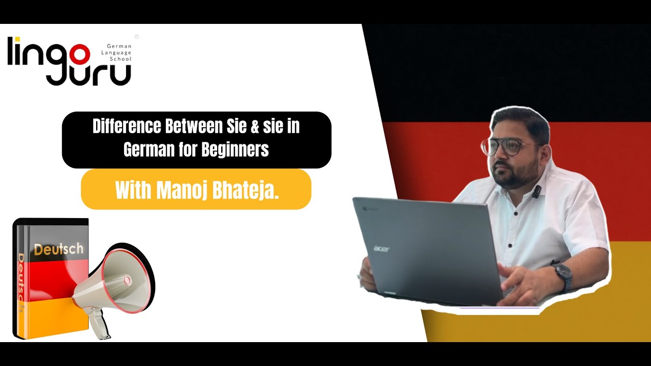 Difference Between Sie & sie in German for Beginners With Manoj Bhateja ...
