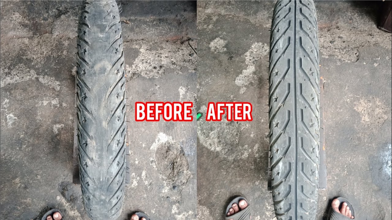 Ukir BAN halus/botak menjadi seperti baru lagi. - YouTube