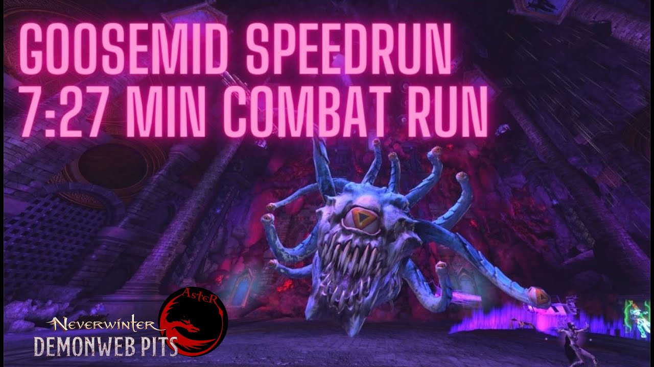 Neverwinter - GOOSEMID (GZEMN RELIQUARY MASTER - SPEEDRUN PC - 7:27 min combat run - YouTube
