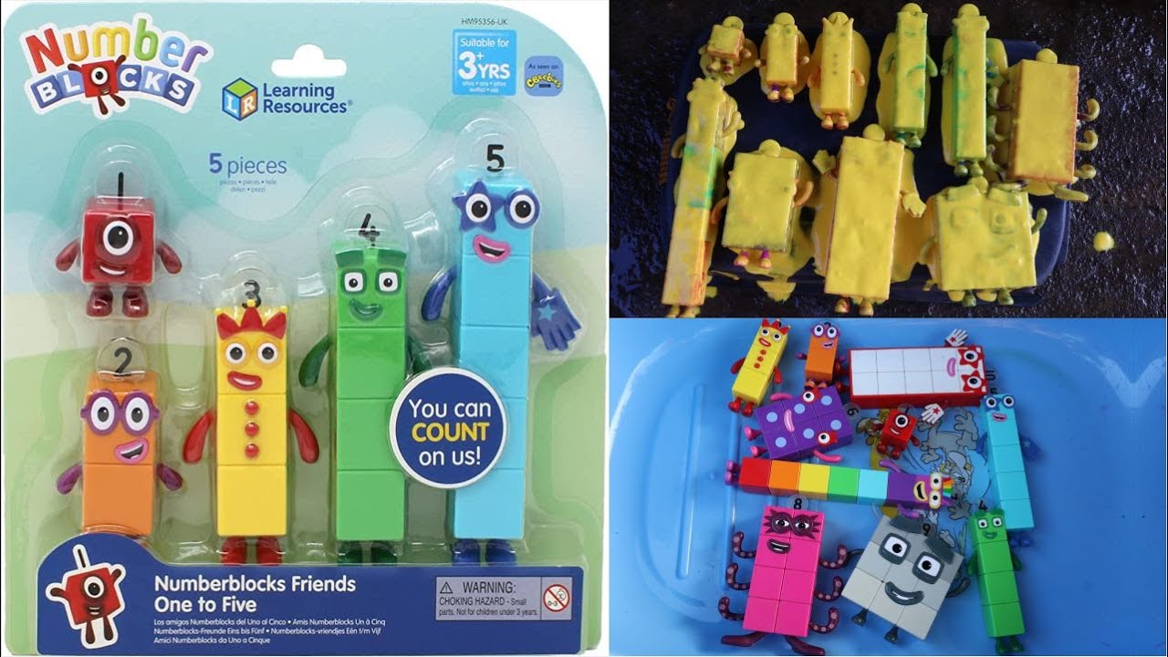 Numberblocks – Numberblock Playing With Yellow Mud In The Shared Pool ...