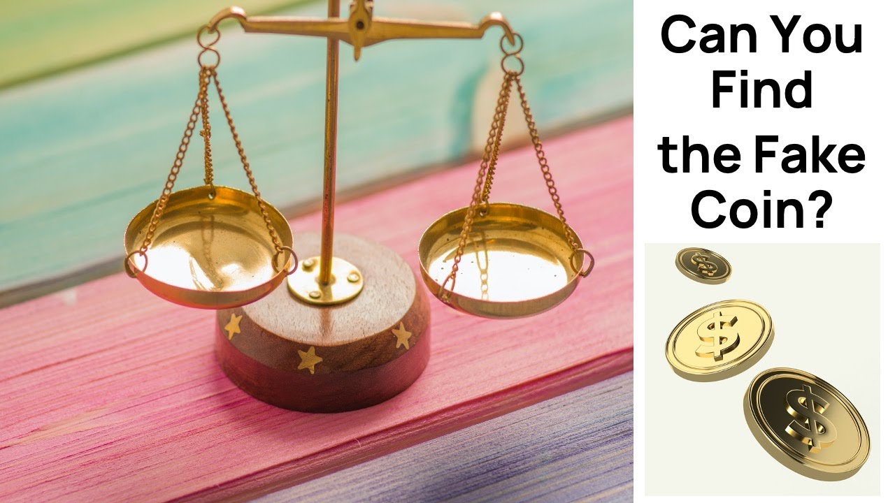 Easy Variant of Famous Counterfeit Coin Logic Puzzle - Can You Find the ...