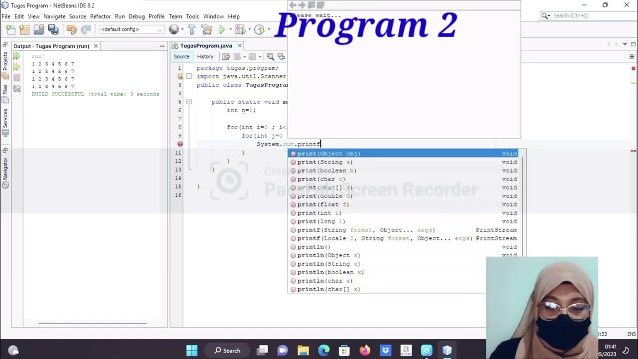 Looping Dengan Control Statement Berbentuk For Dalam Bahasa Java Untuk Mencetak Deret Angka ...